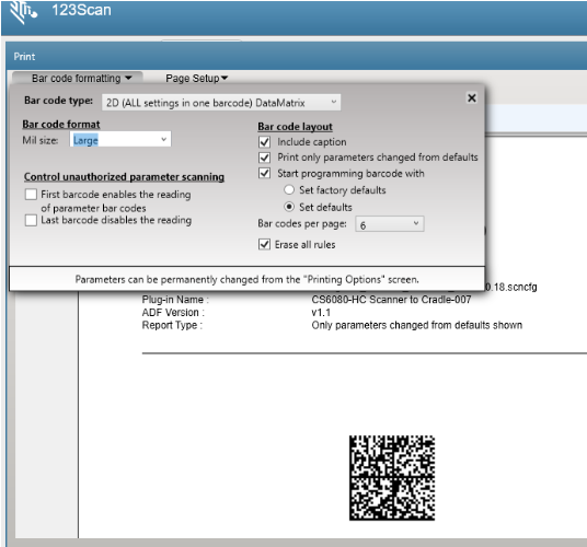 Copy the Settings of a Working to a Nonworking Barcode Scanner