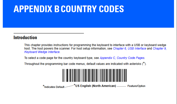 Scanner Sending Special Characters Incorrectly