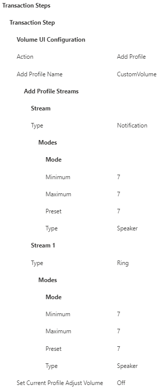 Adjust Volume Control Level (Zebra Volume Control) Using OEMConfig
