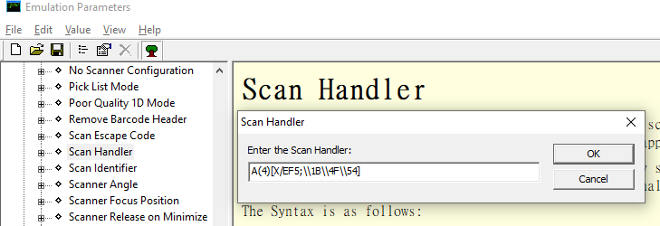 TelnetCE: Using Scan Handler to Send Function Keys (F1 - F10)