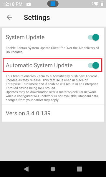 Enable Automatic System Update Using EMM VMWare Workspace ONE UEM