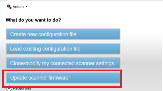 Updating Zebra Scanner Firmware Using the 123Scan Utility Paired over Bluetooth