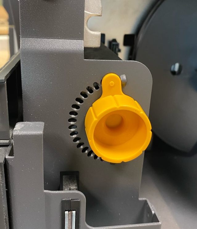 ZT411: Alignment Roller Position Adjustment in Rewind Mode