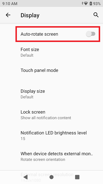 OEMConfig: Locked Orientation Cannot Be Applied When Auto Rotate Is ...
