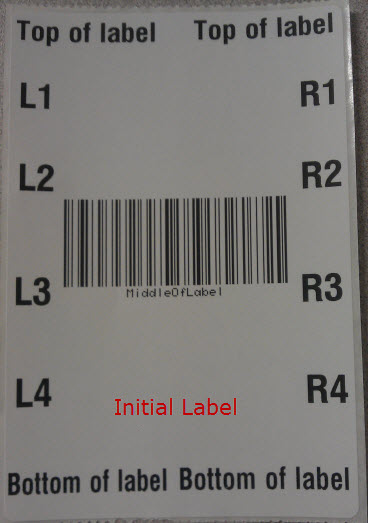 Adjusting Left Position and Top Position of the Zebra Barcode Printers