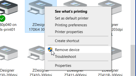 Resolve Zebra Printer’s Driver Error Status