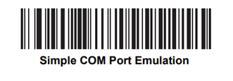 My Scanner Base/Cradle Is Not Working after Scanning Simple COM Port Emulation Barcode