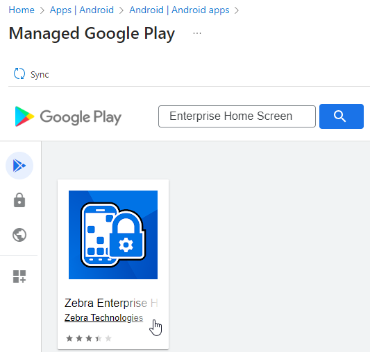 Install Enterprise Home Screen (EHS) Via EMM Microsoft Intune