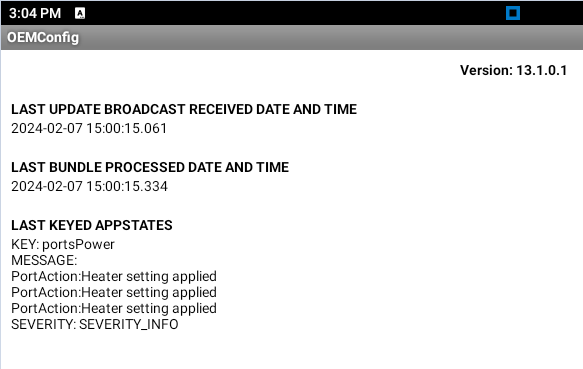 Enable Serial Port Power Via MDM/EMM OEMConfig 13.1.0.1 and Up