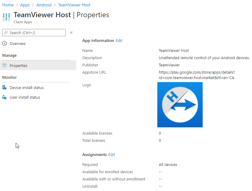 Enable TeamViewer Remote Control via MDM/EMM OEMConfig