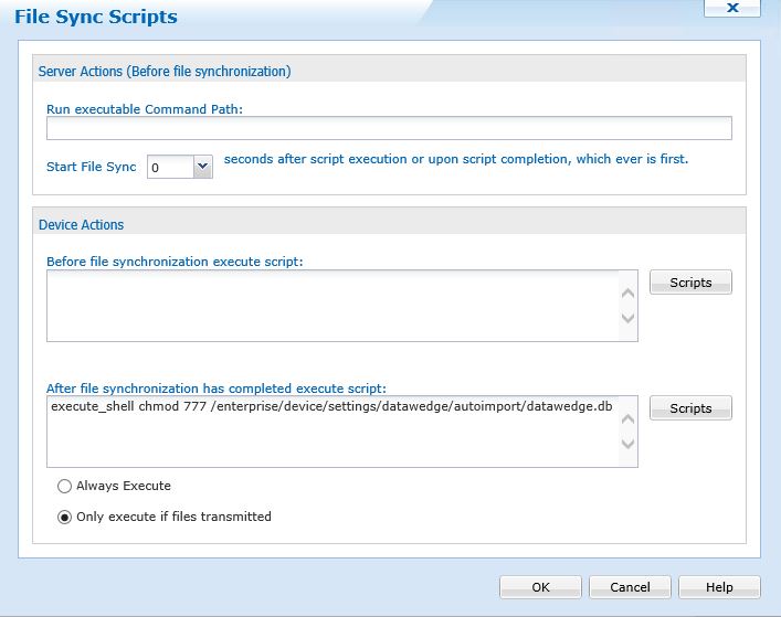 Deploy DataWedge for Android Configuration Using SOTI MobiControl