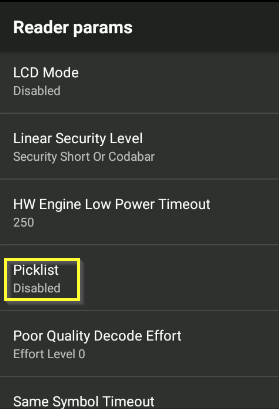 DataWedge for Android: Scan Targeted Barcode Only