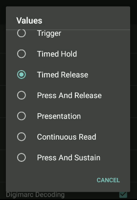 DataWedge for Android: Scan Targeted Barcode Only