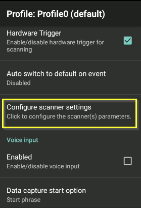 DataWedge pour Android : analyser uniquement le code-barres ciblé