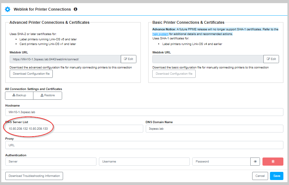 Printer Profile Manager Enterprise (PPME): Printers Fail to Add