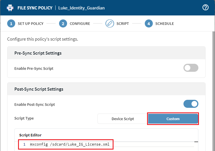 Activate License Feature (CLS Licensing) Using SOTI MobiControl