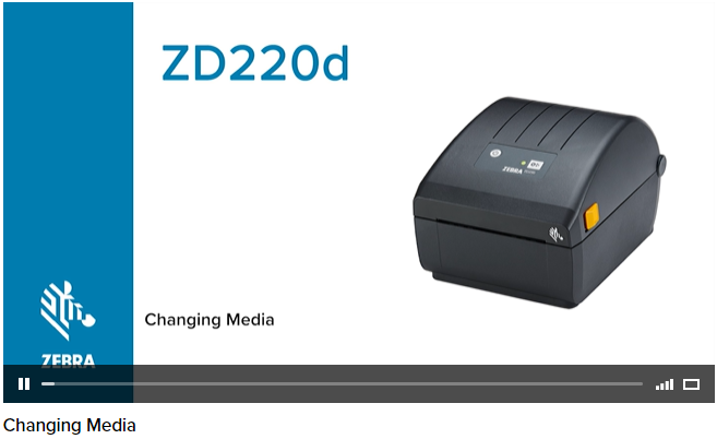 Video: Changing Ribbon/Media on ZD220 and ZD230