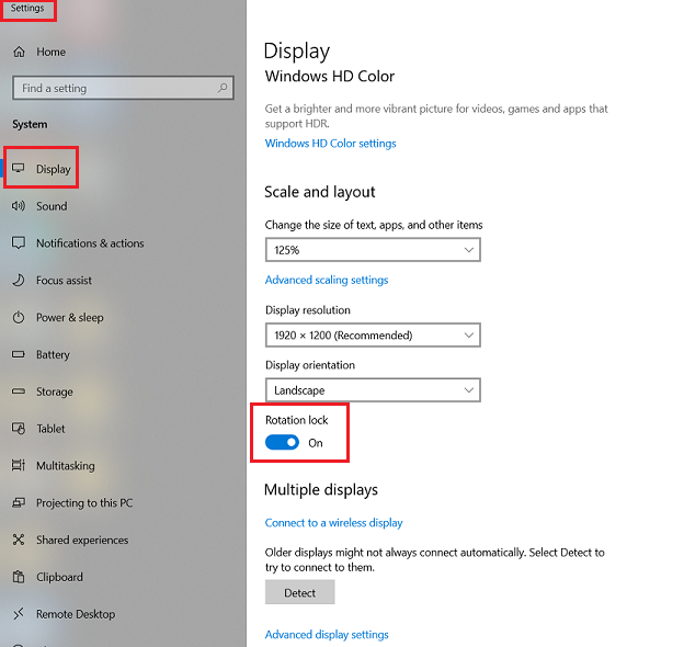 Turn Screen Rotation On/Off on All Zebra Windows 10 or Windows 11 Tablets