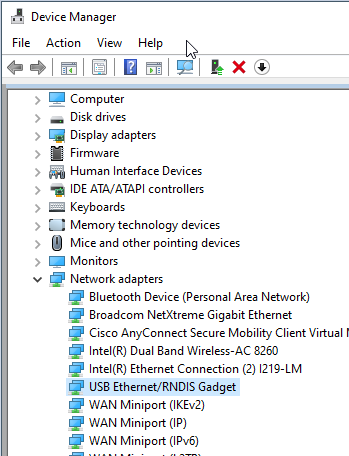 Install RNDIS Driver to Connect RFID Reader via USB