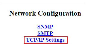 Using the ZebraNet Print Server Web Page to Configure a Permanent IP ...