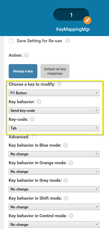 Remapping P1, P2, Diamond, etc., to Another Key (e.g., Tab) Using Key ...