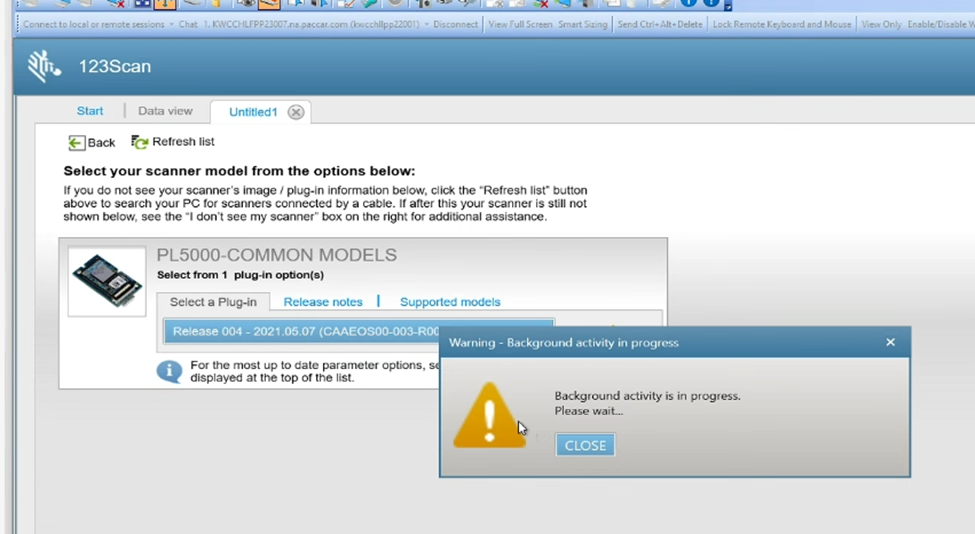 Configuring the Internal Scanner on the ET60/65 Windows Tablet