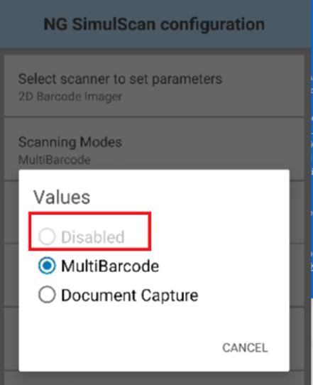 Disable SimulScan and Re-enable Normal Scanning When SimulScan Disable is Greyed Out