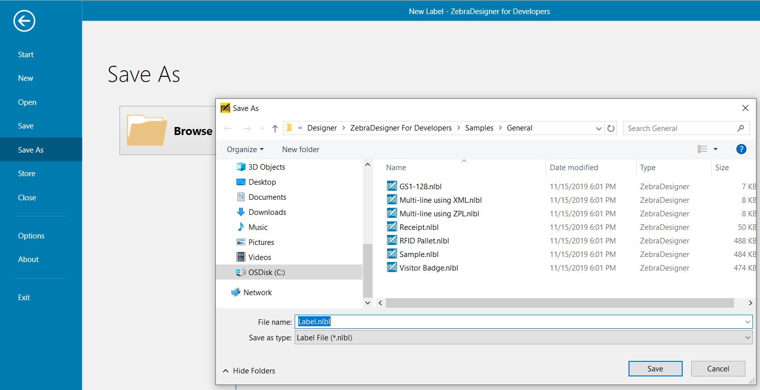 ZebraDesigner for Developers v3: Installation and Printing
