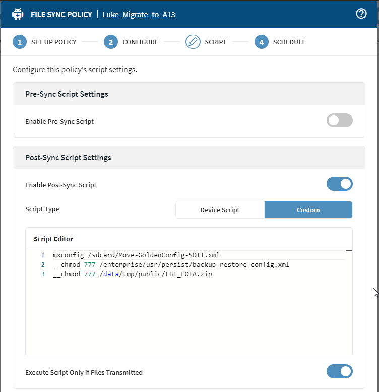 Migration auf Android 13 mit SOTI MobiControl
