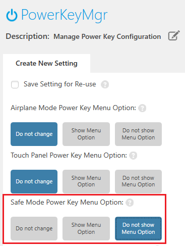 Disable Safe Mode Via StageNow