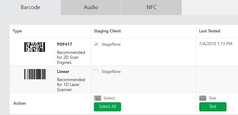 Adjust Volume Control Level (Zebra Volume Control) Using StageNow Tool