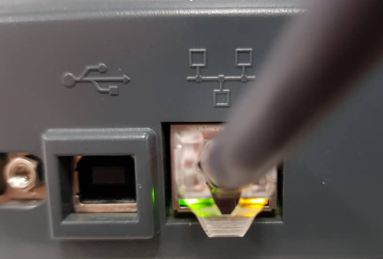 Method 1 - Identifying the IP address via the Printing Preferences ...