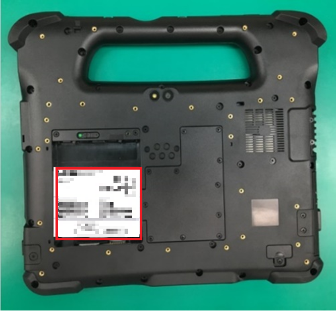 Locate Serial Number: Tablets