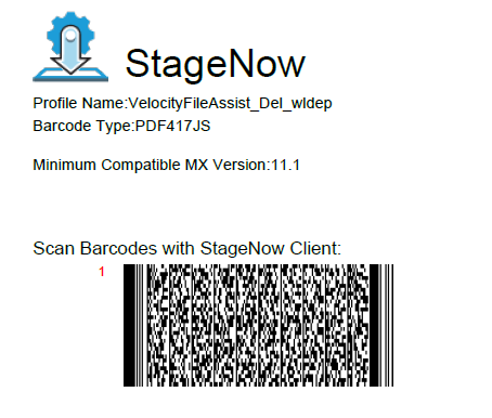 StageNow MX Trigger Velocity File Assistant to Remove All Deployment Files and Import New