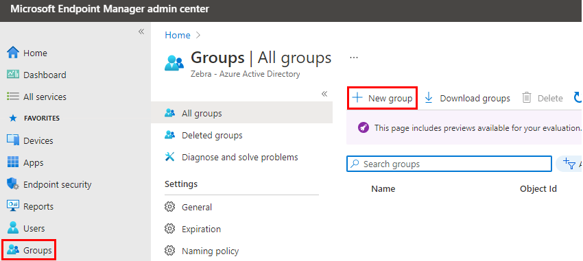 Enable Zebra Apps with MS Intune for Android Enterprise
