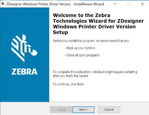 Instalar impresora Zebra con el controlador v5