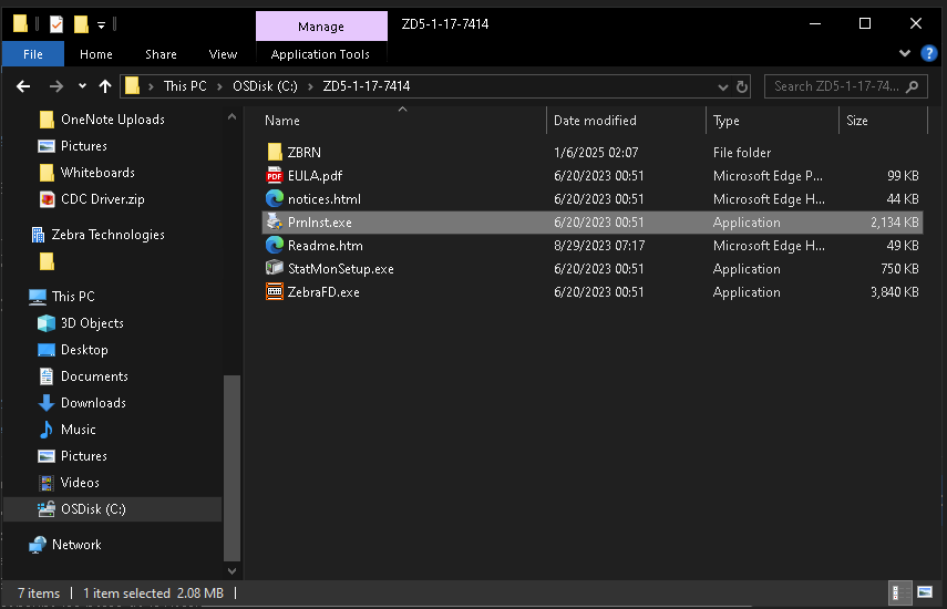 Instalar impresora Zebra con el controlador v5