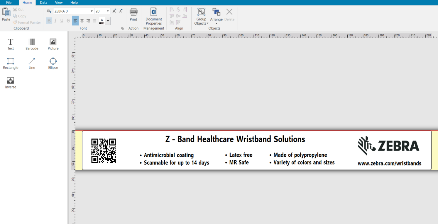 Find a Label Template in ZebraDesigner 3 Using the Zebra Part Number