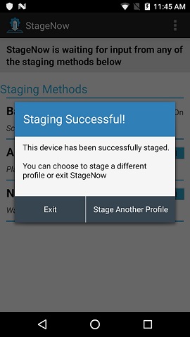 Setting Enterprise Home Screen (EHS) as Default Launcher Using StageNow Tool