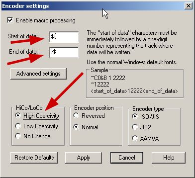 Magnetically Encoding Zebra Cards from Microsoft Word