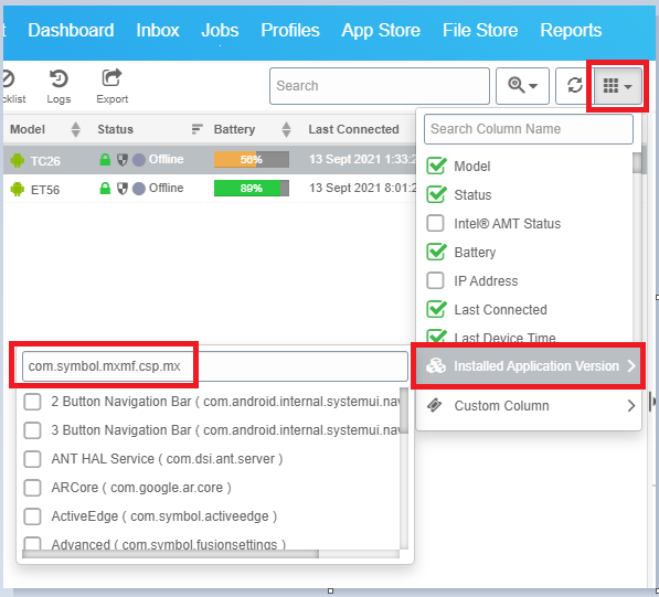 Viewing MX version of Zebra Android Devices using 42Gears SureMDM