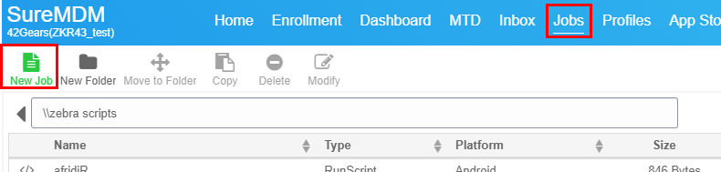 How to upgrade Zebra Android OS via SureMDM script