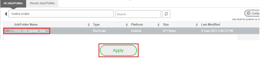 How to upgrade Zebra Android OS via SureMDM script
