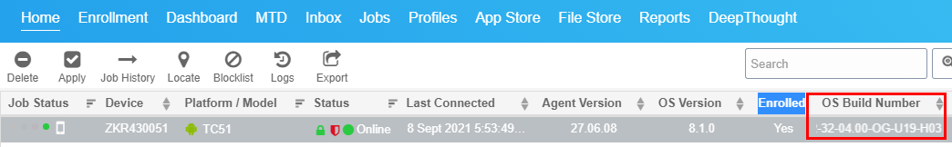 How to upgrade Zebra Android OS via SureMDM script