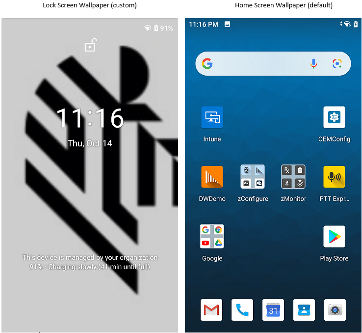 Apply Custom Lock Screen Wallpaper Via OEMConfig