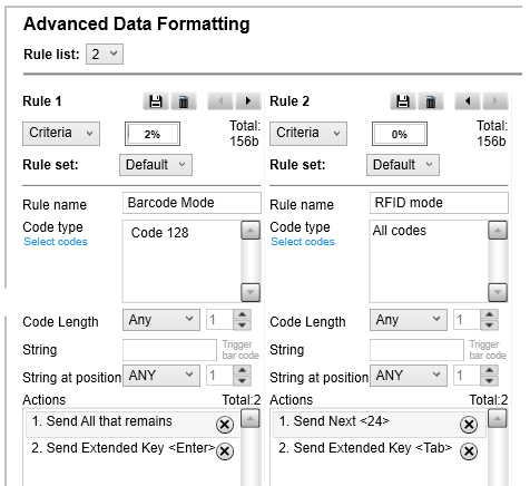 RFD8500: Advanced Data Formatting (ADF) Configuration Using 123Scan Utility