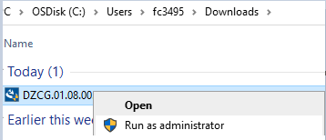 ZC300 Driver Installation in Windows Environment