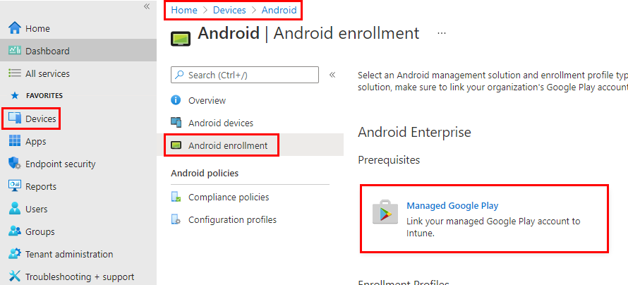 Enrolling Zebra Android Device with MS Intune