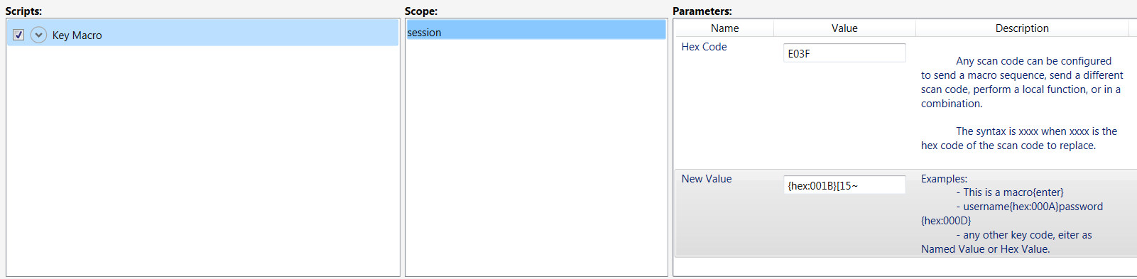 Velocity - Remapping a Function Key to Send a Unique Escape Sequence