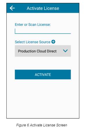 Starting the License Manager Application on My Android Device and ...
